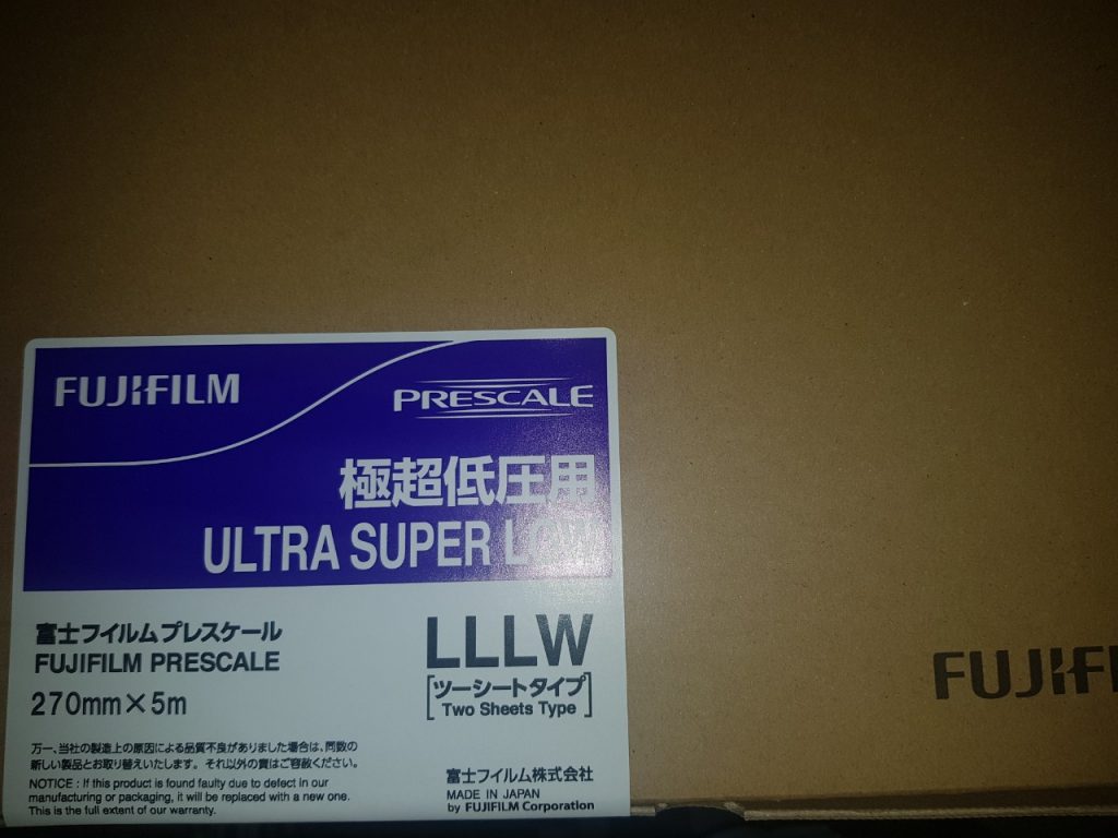 Phim đo lường áp lực FUJIFILM PRESCALE LLLW - Protec Cylider VietNam ...