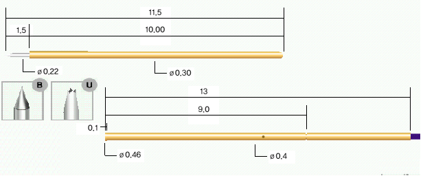 PROBE PIN N30 - Protec Cylider VietNam, Sipel Tweezers Viet Nam, Sunny ...
